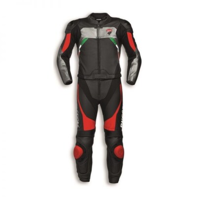 Ducati Motorcycle Genuine Cowhide Leather Protective Suit Motorbike ...