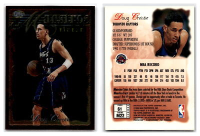 1996-97 Topps Finest #61 Doug Christie - Toronto Raptors | eBay