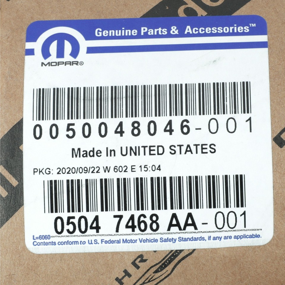 13-22 CHRYSLER JEEP DODGE RAM MULTIAIR ACTUATOR GASKET OEM NEW MOPAR ...