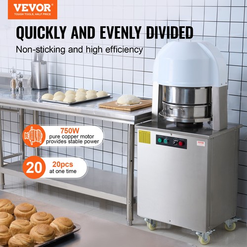 VEVOR 20PCS Electric Dough Divider Automatic Dough Cutter Bread Maker ...