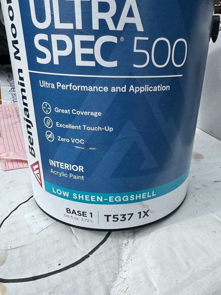 Ultra Spec® 500 Interior Low Sheen Eggshell Finish 537 | eBay