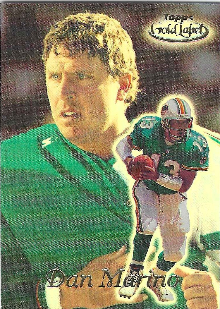 1999 Topps Gold Label Dan Marino Dolphins #40 PWE | eBay
