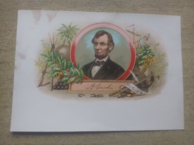 A. Abraham Lincoln cigar box label Betty | eBay