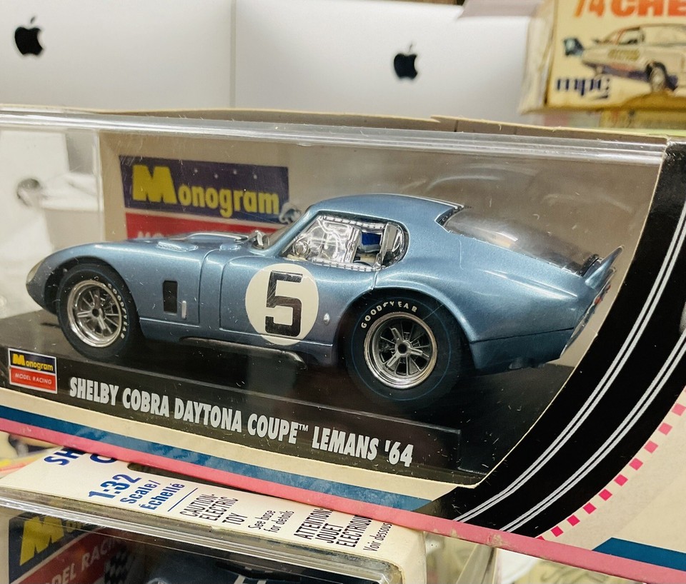 MONOGRAM 1/32 Shelby Cobra Daytona Coupe "LEMANS '64" Slot Car 85-4850 ...