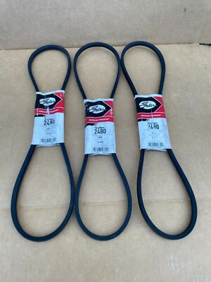 Gates Truflex 2480 6848 4L480 - 1/2" x 48" Belt (Lot of 3) | eBay