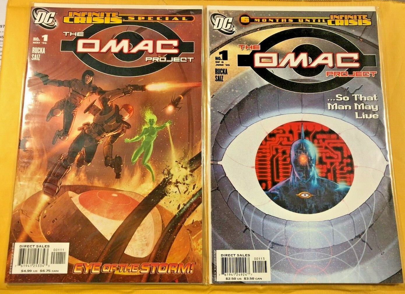 Omac Project #1-6 Infinite Crisis Special DC Comics 2006 Different ...