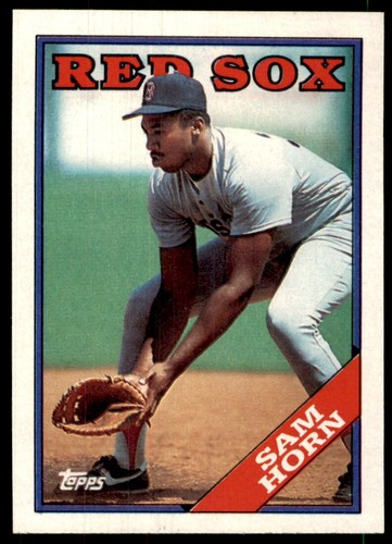 1988 TOPPS SAM HORN RC BOSTON RED SOX #377 | eBay