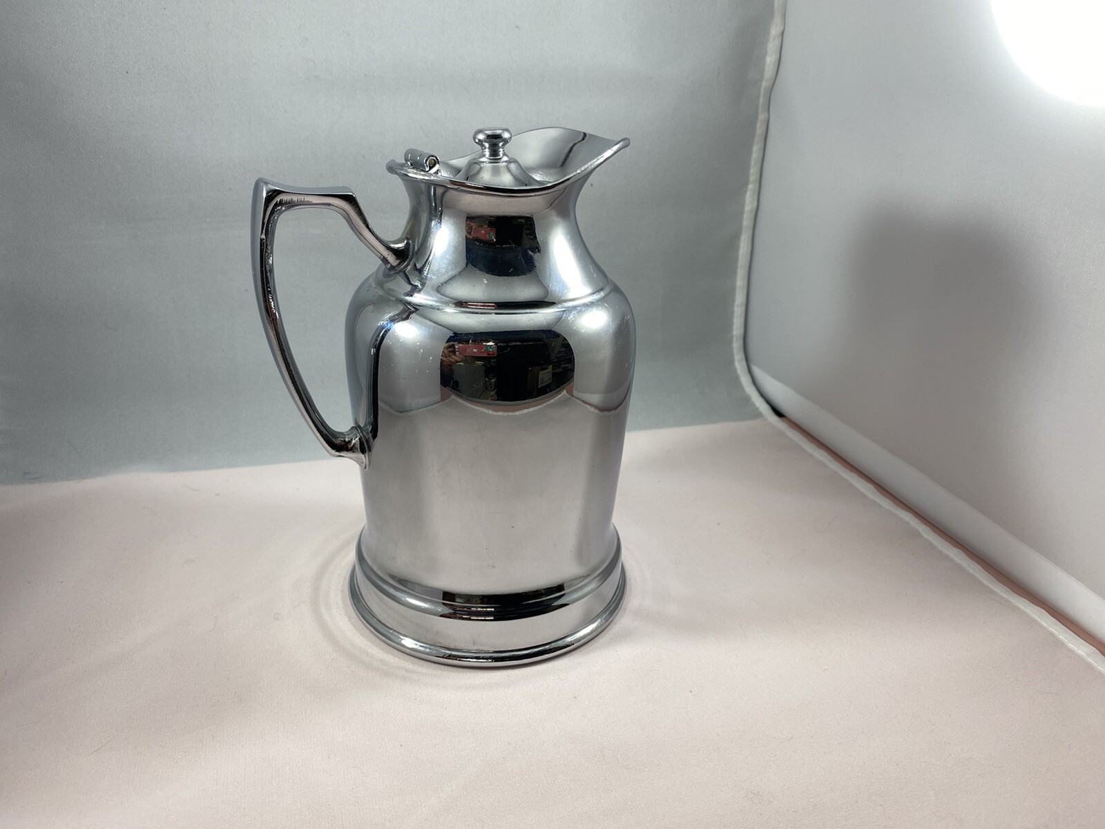 Vintage Grand Silver Co Wear Brite Nickel Silver Pitcher Creamer Serve ...