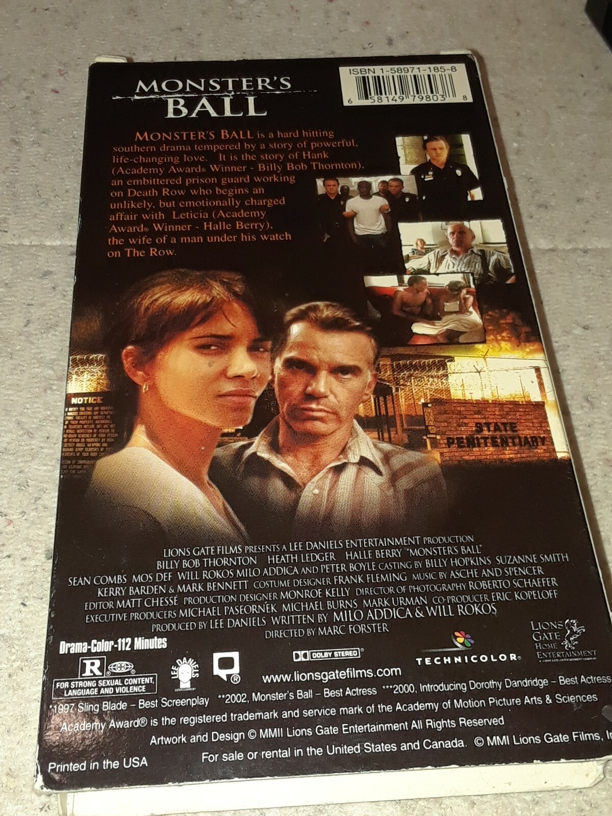 Monsters Ball (VHS, 2002) Billy Bob Thornton , Halle Berry 658149798038 ...