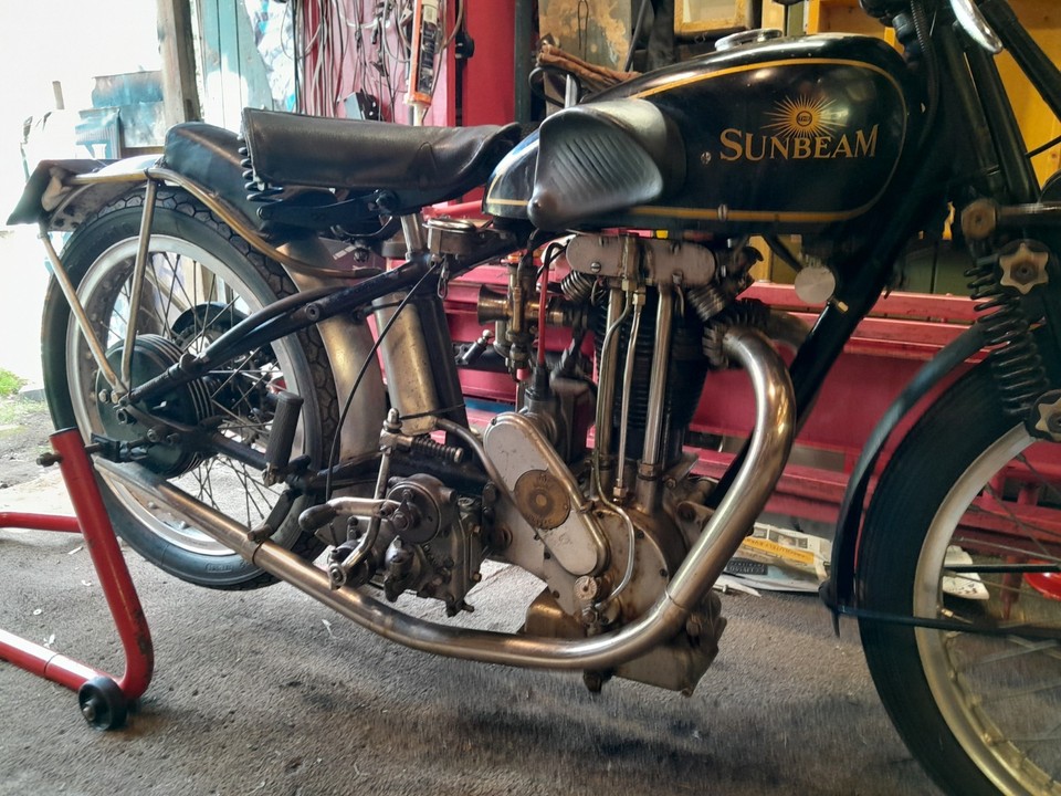 sunbeam 350 sprint race bike 1929 ish vintage bike NOT a S8 S7 PX | eBay UK