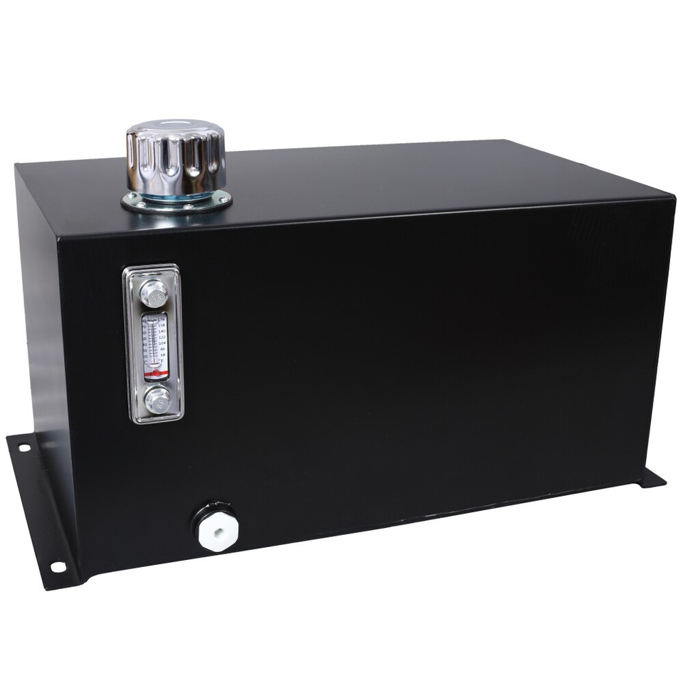 5 Gallon 14 Gauge Steel Hydraulic Fluid Reservoir Tank with Inlet 1-1/2 ...