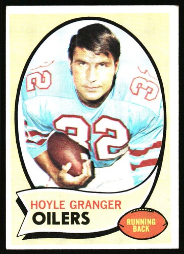 1970 Topps Hoyle Granger Rookie #155 Houston Oilers | eBay