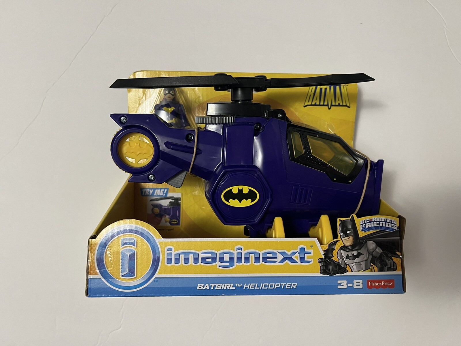 NEW 2016 Imaginext Batgirl & Helicopter Toy DC Super Friends Legends Of ...