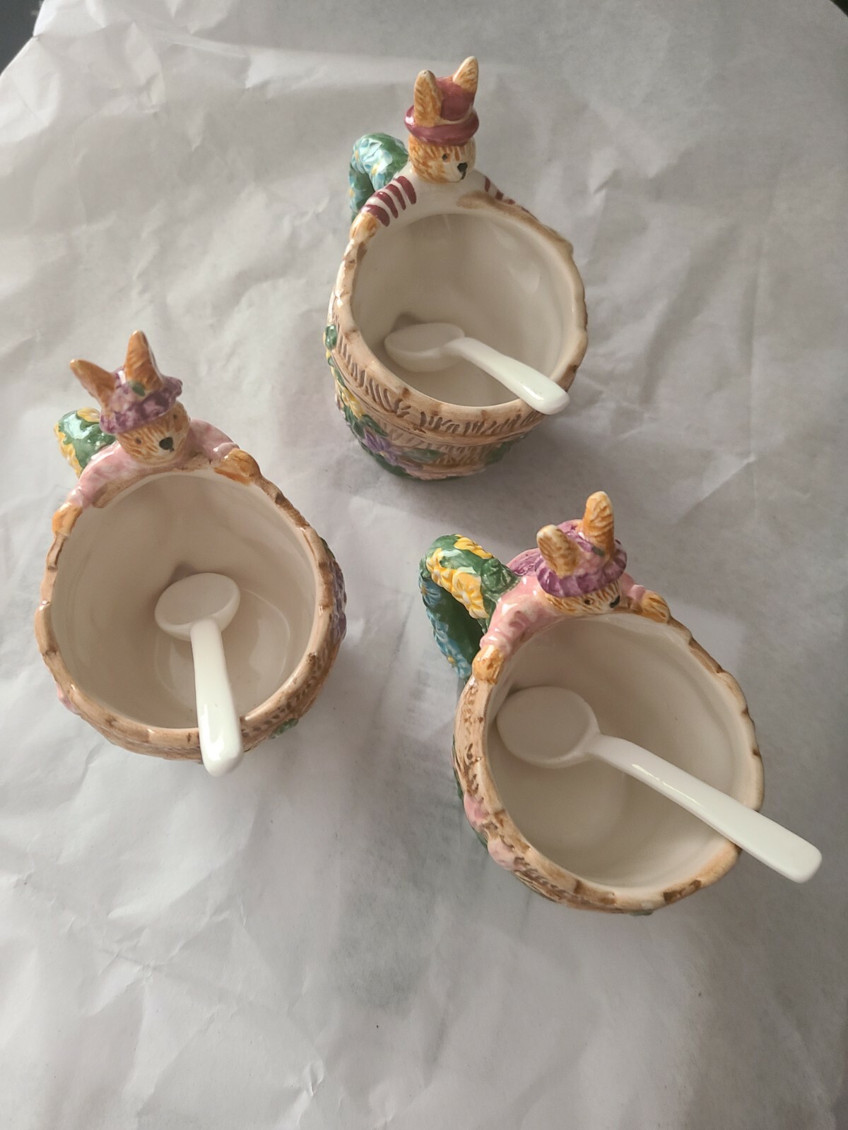Vintage Mercuries CHILD'S TEA SET 16 PIECES, 1998 Bunny Springtime ...