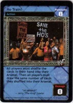 WWE: Ho Train! [Played] card type Actions Raw Deal Wrestling WWF | eBay