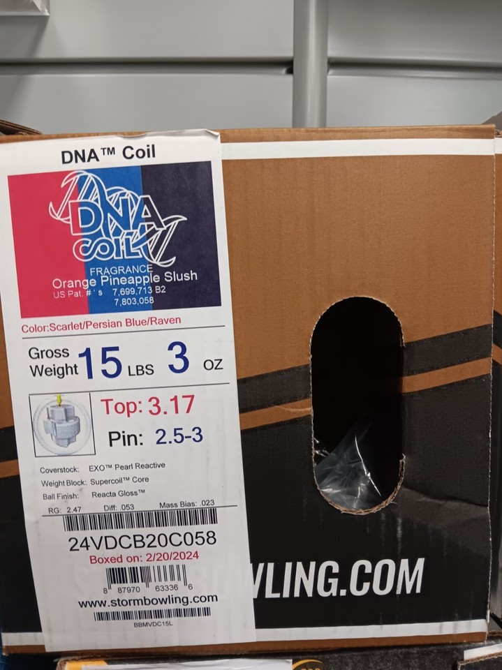 15lb Storm DNA Coil Bowling Ball | eBay