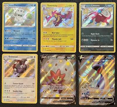 Pokemon TCG Shining Fates Set Lot of 6 Shiny Vault Holo Rare Baby Shiny ...
