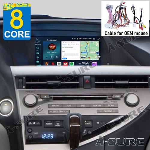 4+64GB Android 14 Radio Stereo for Lexus RX350 RX450 2010-2015 Carplay ...
