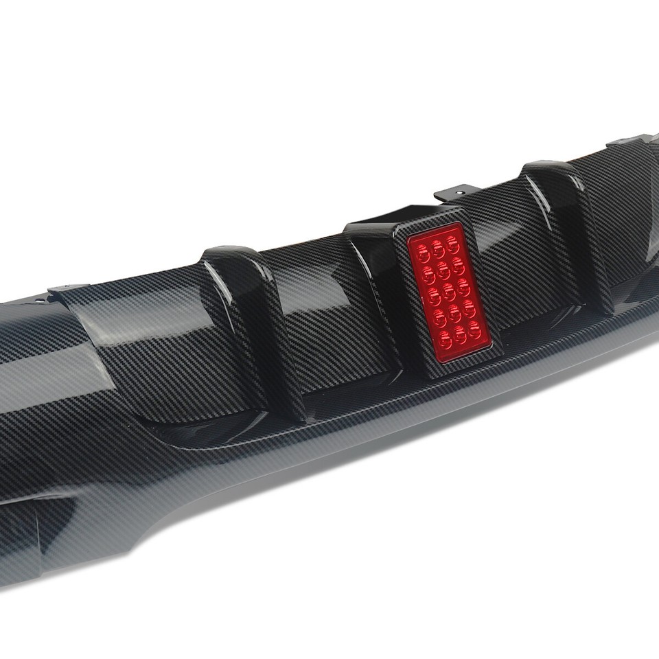 F1 Style Rear Diffuser Lip For BMW E90 E91 335i M Sport 2005-2011 ...