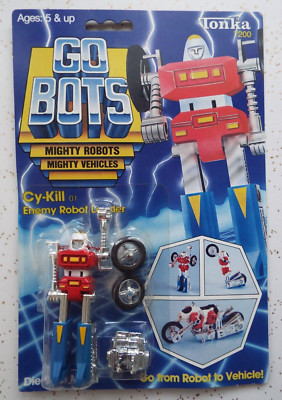 Tonka 1983 GoBots CY-KILL #01 Enemy Robot Leader Figure Go Bots Carded ...