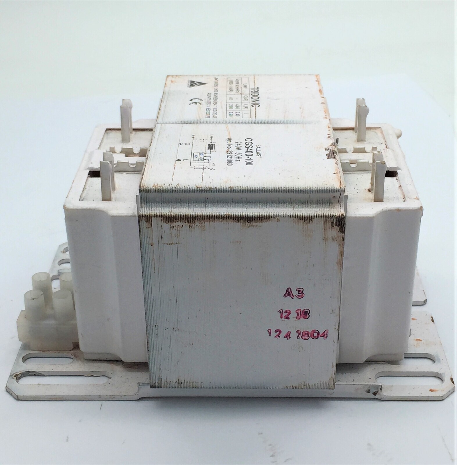 TRIDONIC.ATCO OGS400-100 240V 50Hz Ballast Suits Lamp 400W MH/HPS 100V ...