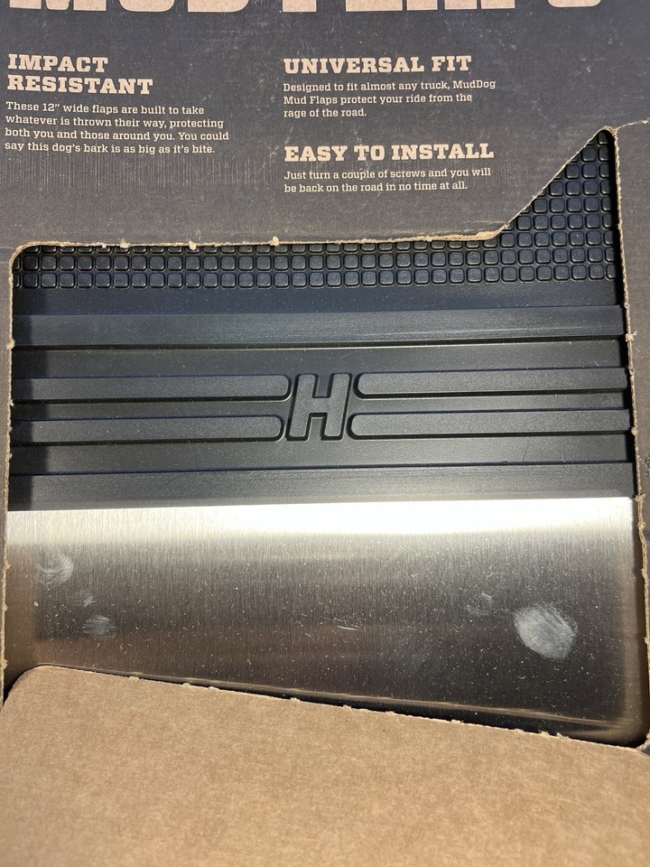 Husky Liners MudDog Front Mud Flaps 12" w/ Weight Universal Fit USA ...