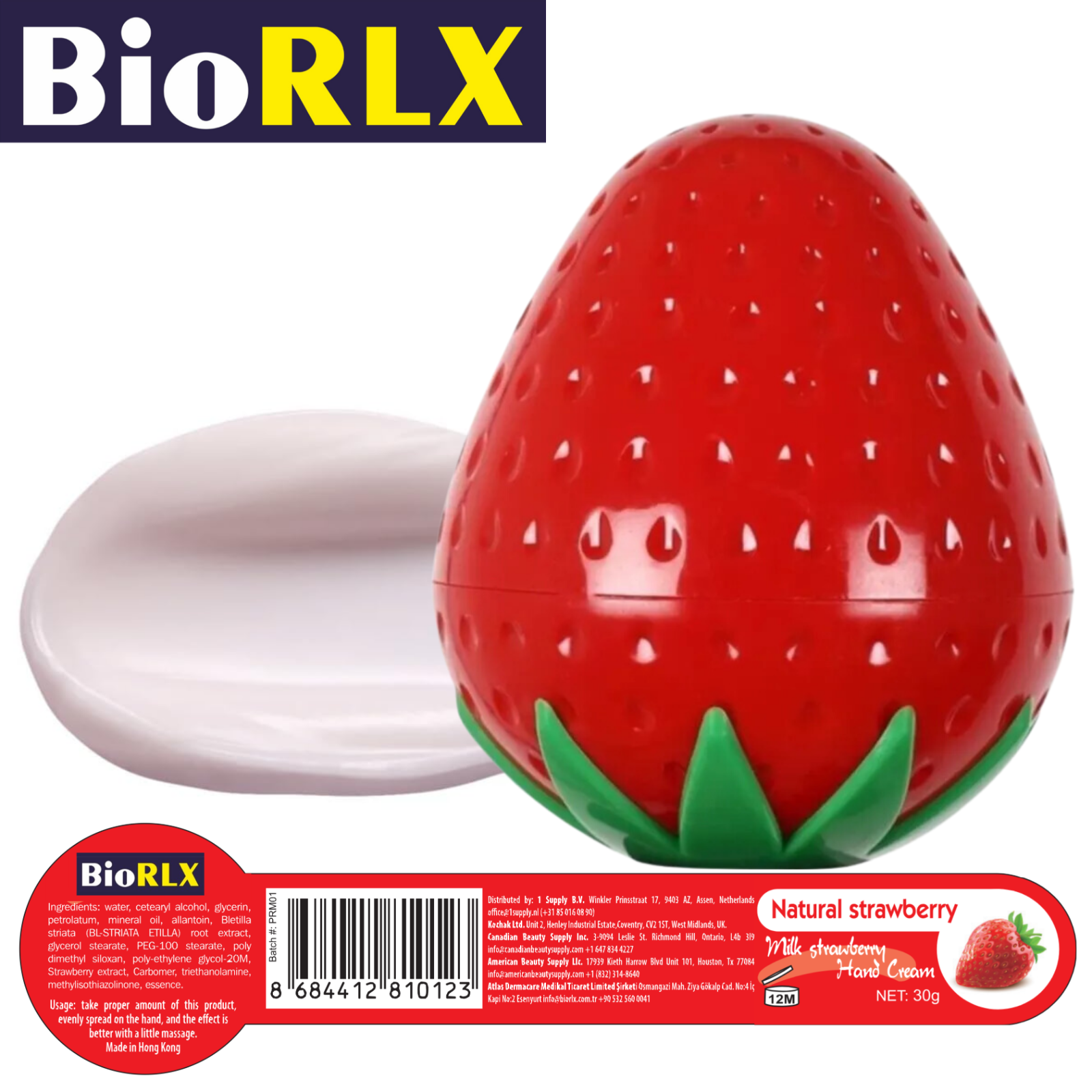 BioRLX Strawberry Milk Hand Cream | eBay