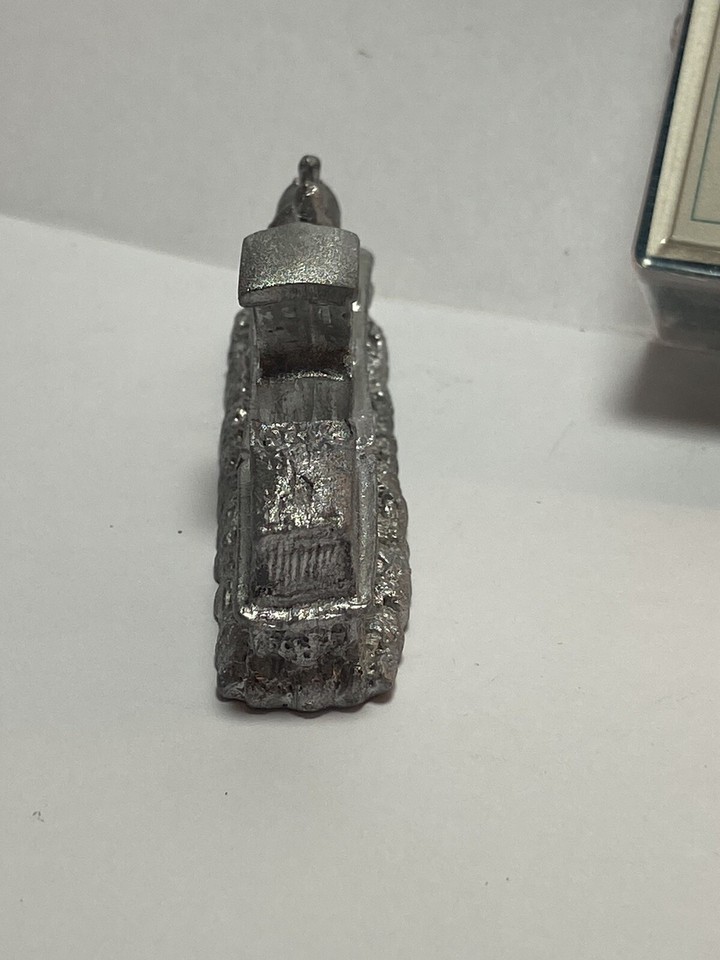 Vintage 60s Handmade Miniature Pewter Train Locomotive Coal Car New ...