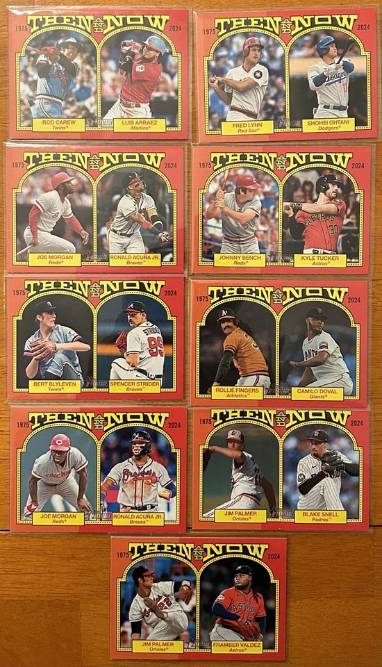 2024 Topps Heritage THEN AND NOW Insert - Complete Your Set ~ You Pick ...
