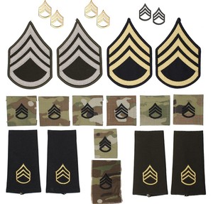 US Army New Male Staff Sergeant Rank Bundle For All your Uniforms(ASU ...