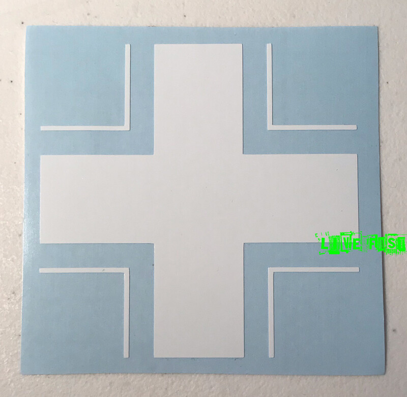 GERMAN BALKENKREUZ WEHRMACHT IRON CROSS DECAL STICKER outlaw biker ww2 ...