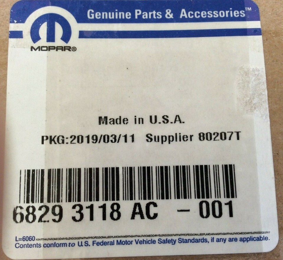 2019-2024 RAM 1500 front Grille Emblem Adapter Backing Plate new OEM ...