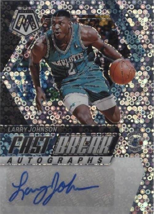 2023-24 Panini Mosaic - Autographs Fast Break Larry Johnson #FB-LAR (AU ...