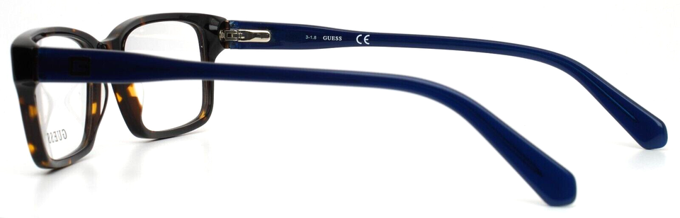 GUESS GU1906 052 Dark Havana Unisex Rectangle Eyeglasses 53-18-145 B:34 ...