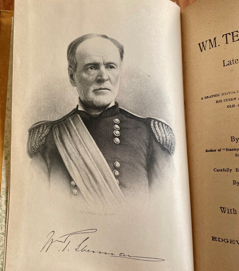 LIFE OF GENERAL WM TECUMSEH SHERMAN BY FLETCHER JOHNSON 1891 HC ...