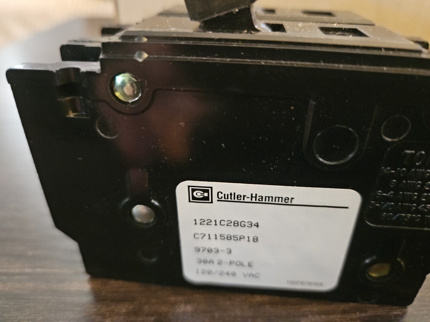 Trane / American Standard Factory 30 Amp Circuit Breaker BKR00667 | eBay