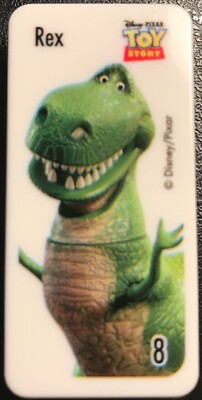 Woolworths Disney Pixar Domino - #8 Rex | eBay