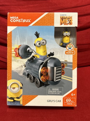 Mega Construx Despicable Me Gru's Car Universal Minion New Mattel ...