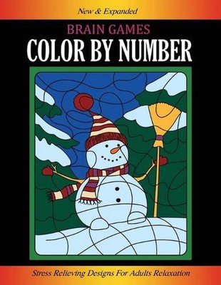 Brain Games Color By Number: Stress Relieving Designs for Adults ...