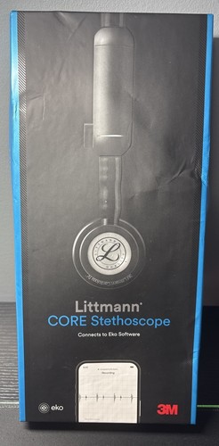 3M Littmann CORE Digital Stethoscope 8890-Black Tubing Mirror ...