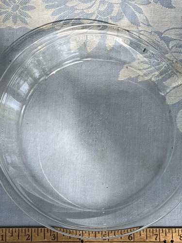 Vintage Pyrex Pie / Tart Plate Pan 8" #208 Clear | eBay