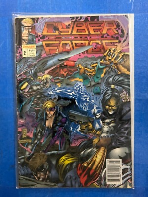 Cyber Force #2 ( 1993, Image Comics) newsstand | Combined Shipping B&B ...