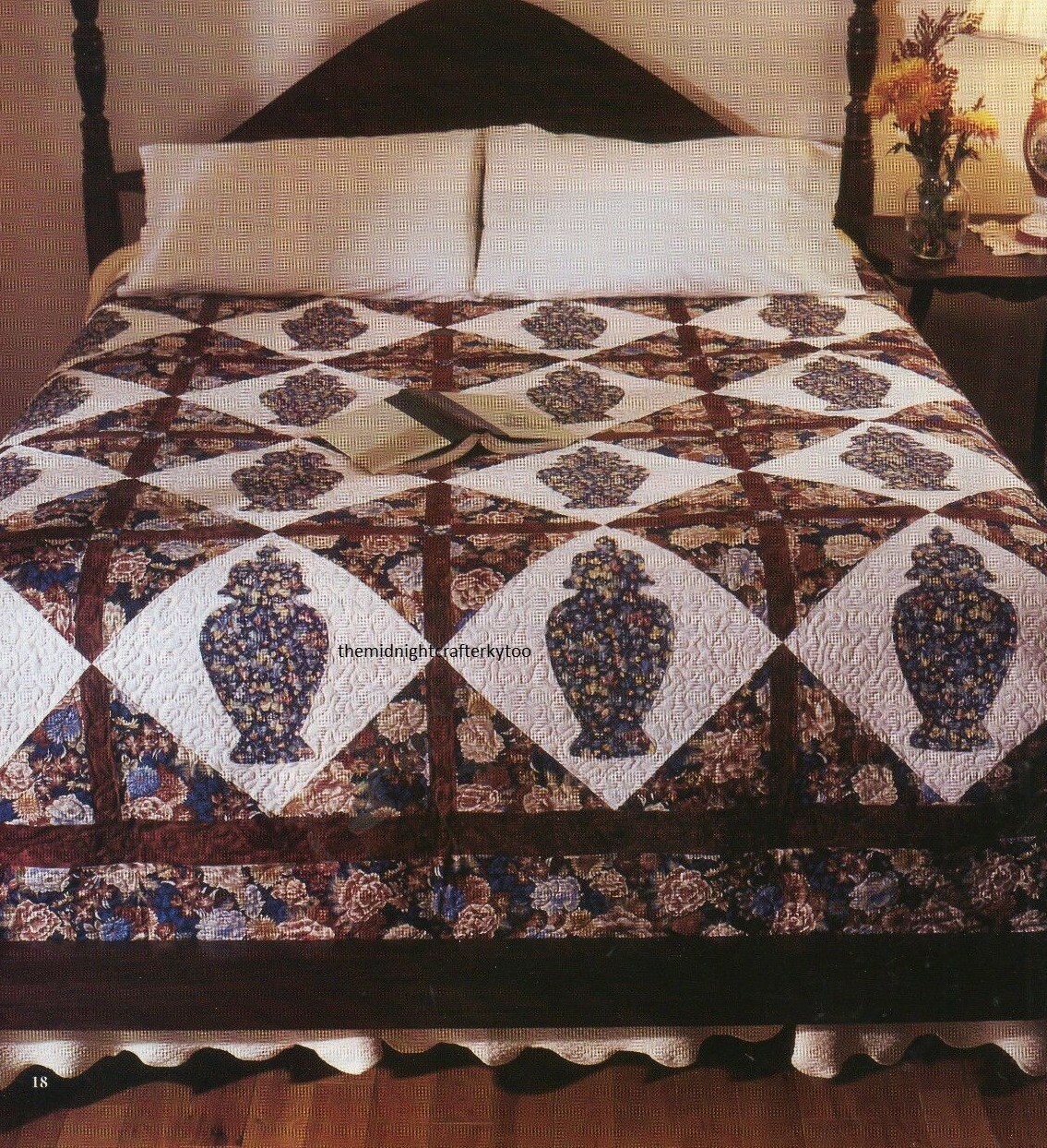Ginger Jars Quilt Pattern Pieced/Applique CT | eBay