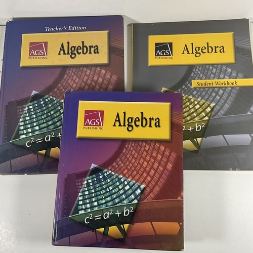 AGS Algebra Teachers Edition ISBN 0785435689 for sale online | eBay