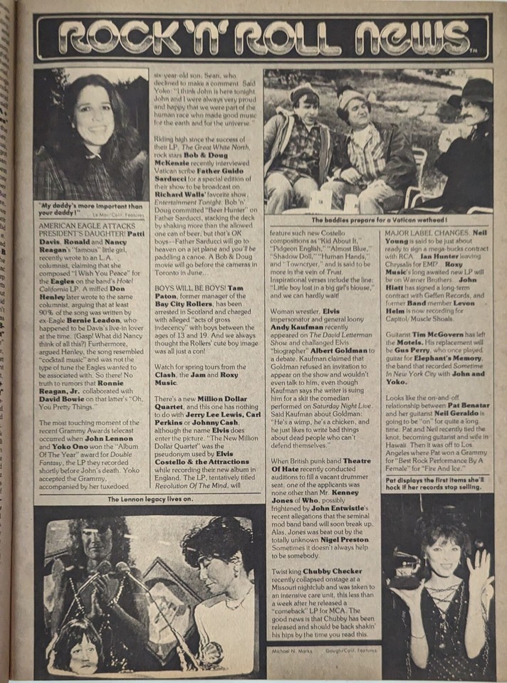 Creem Magazine May 1982 The Cars, Blasters, Fleshtones, Ozzy, AC/DC ...