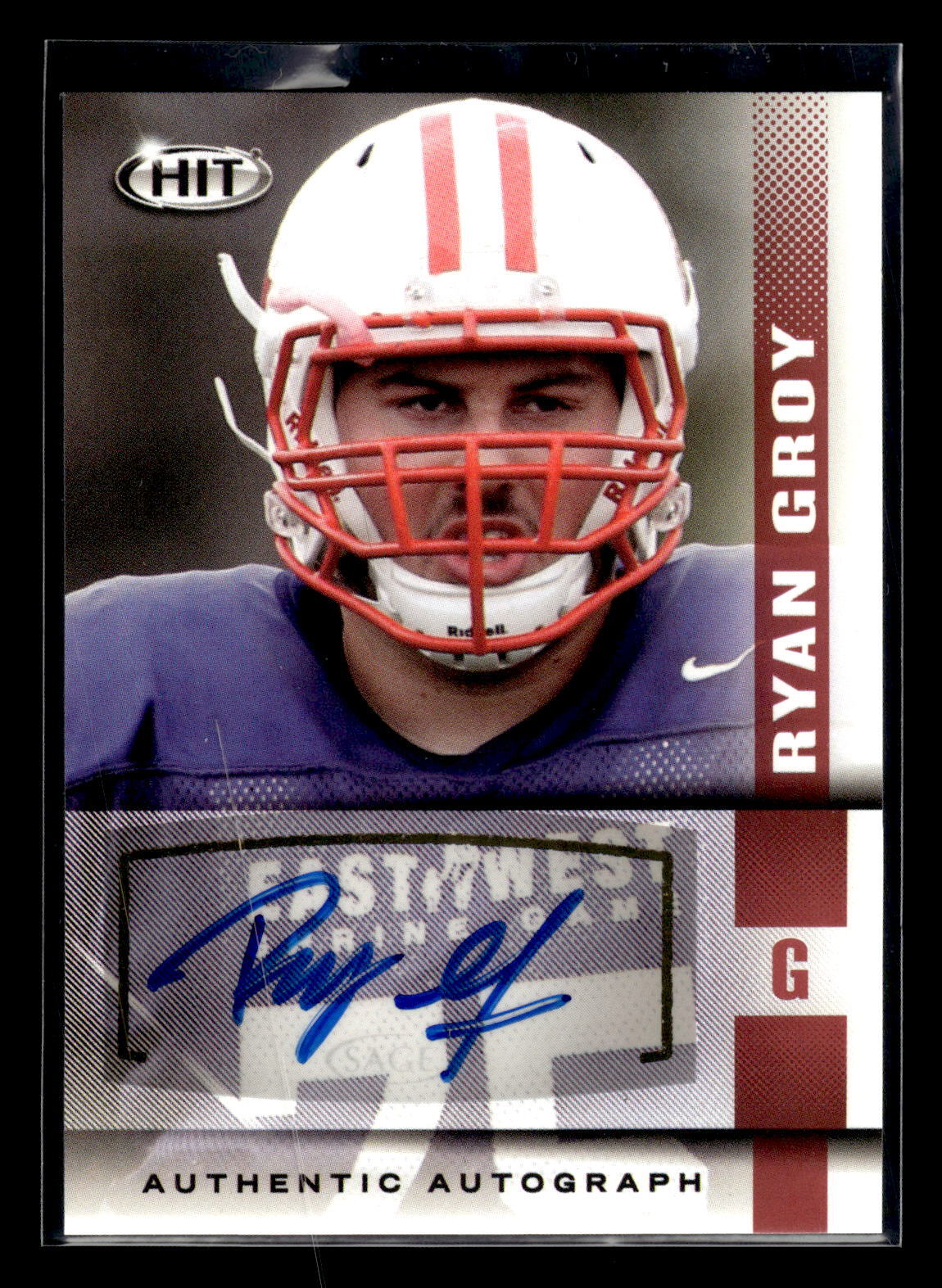 2014 SAGE HIT #A53 Ryan Groy Autographs Wisconsin Badgers Mint+ | eBay