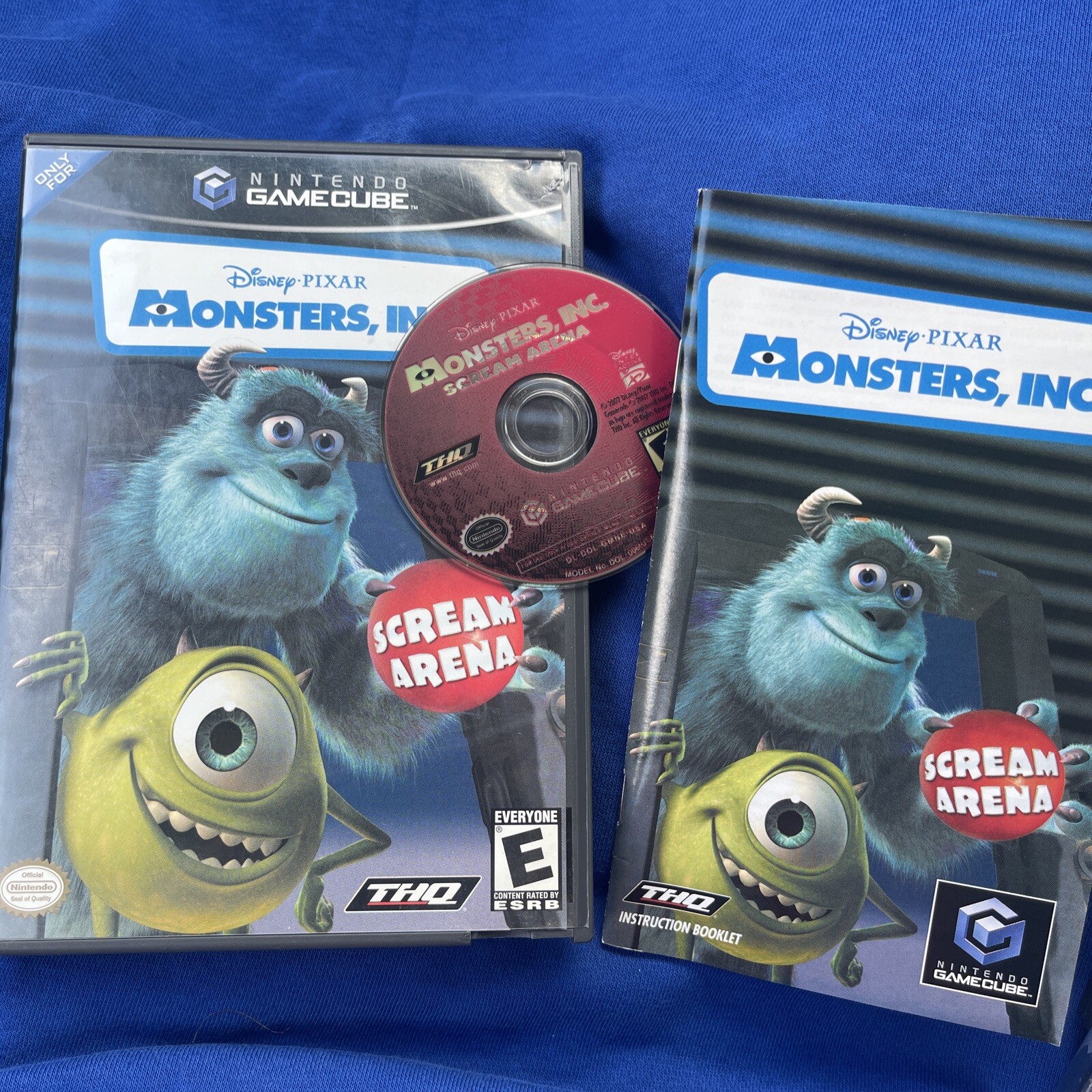 Nintendo Gamecube Game Monsters INC Scream Arena COMPLETE | eBay