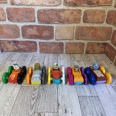 Vintage 1990 Disney Tiny Toons Adventure Flip Cars Lot of 5 McDonalds ...