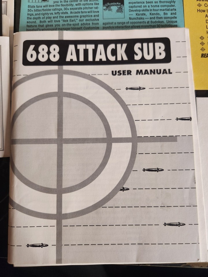 688 Attack Sub (PC, 1988) IBM Vintage Video Game CIB | eBay