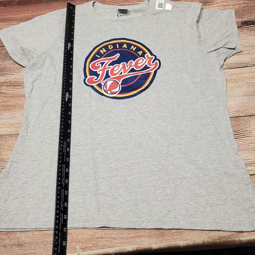NEW Indiana Fever Womens Short Sleeve Logo T Shirt Tee | eBay
